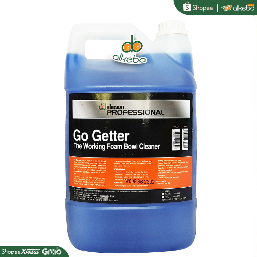 Jual JOHNSON GO GETTER 4 LITER - pembersih closet TOILET LANTAI KERAMIK ...