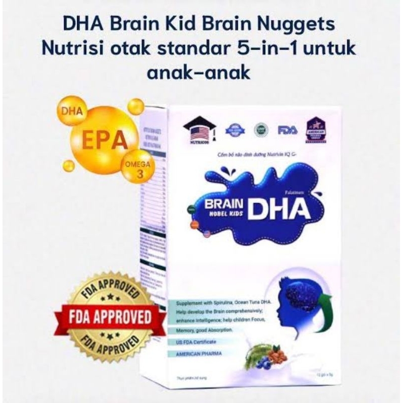 Jual DHA BRAIN KIDS SUSU MULTIVITAMIN UNTUK KECERDASAN OTAK ANAK 100% ...
