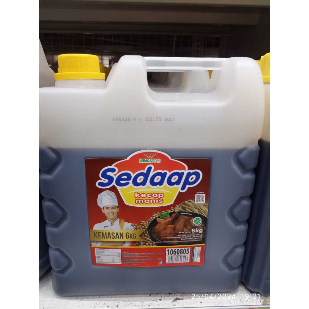 Jual SEDAAP KECAP MANIS DRG (JIRIGEN) 6KG - KECAP MANIS SEDAP SATUAN ...
