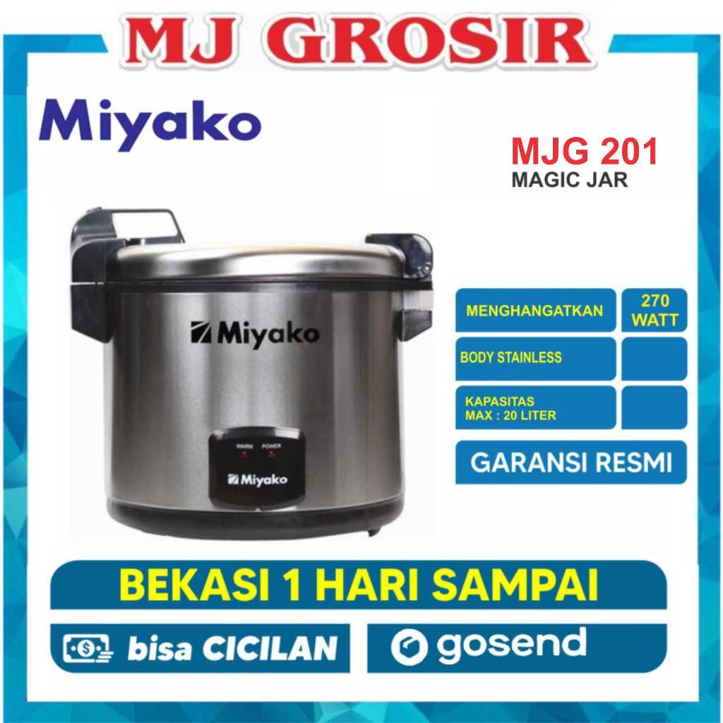 Jual PROMO MAGIC JAR MIYAKO MJG 201 TEFLON 20 LITER MURAH PENGHANGAT ...