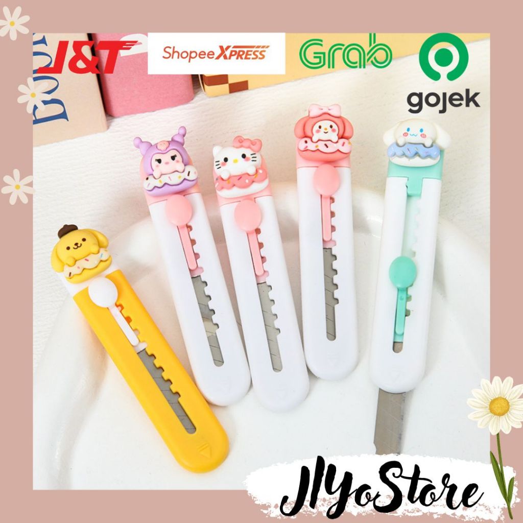 Jual Cutter Mini Kecil Pisau Ukir Pemotong Perlengkapan Sekolah ATK ...
