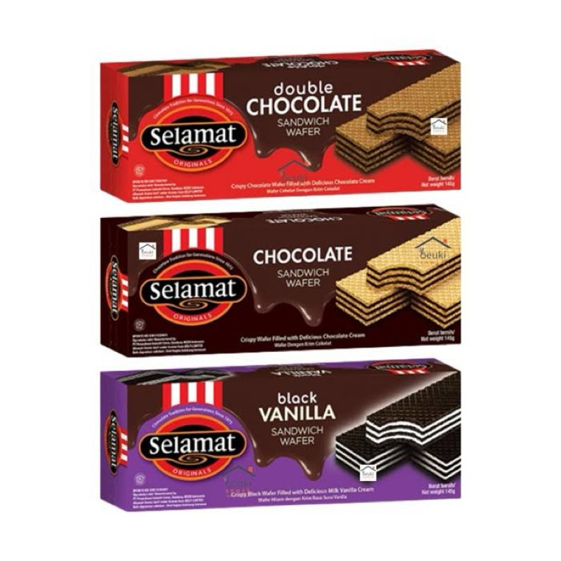 Jual SELAMAT Wafer Sandwich 198 Gram | Shopee Indonesia