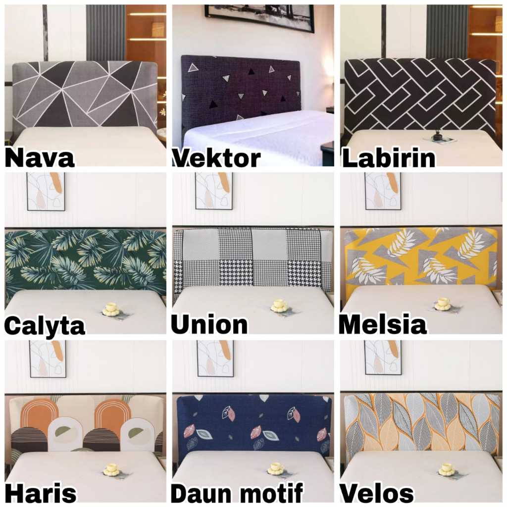 Jual Sarung SANDARAN kepala tempat tidur/Cover penutup DIPAN elastis ...