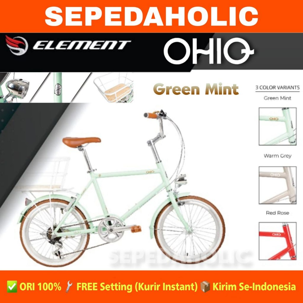 Jual Sepeda City Bike ELEMENT OHIO URBAN Minivelo Ukuran 20 Inch 7 ...