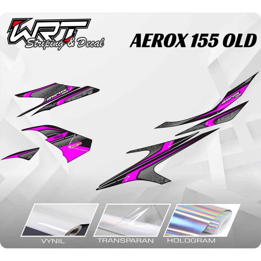 Jual Striping Aerox Old-Stiker Decal Aerox 155 Old Racing v3 | Shopee ...