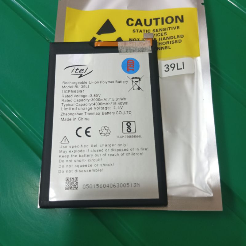 Jual Baterai Batre itel A56 / Vision 1 / Vision 2 ( BL-39LI ) | Shopee Indonesia