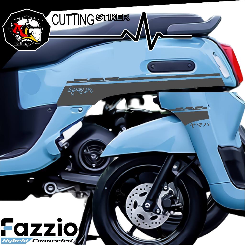 Jual STICKER CUTTING FAZZIO/SCF.435/STRIPING FAZZIO/STIKER TULISAN ...