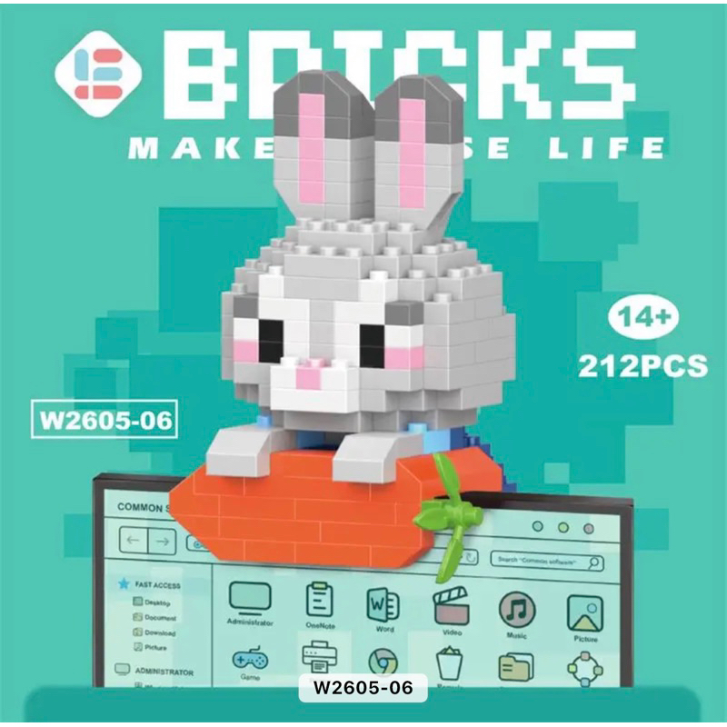 Jual [PSS] NANO BLOCK / NANO BRICKS MAINAN BALOK SUSUN KARAKTER ...