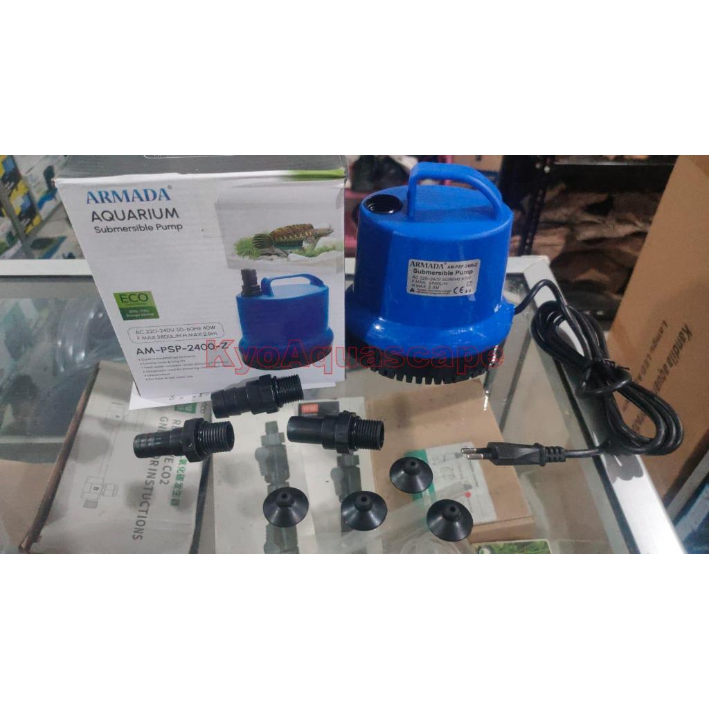 Jual ARMADA POMPA AIR CELUP AQUARIUM 40 W PSP 2400 Z PSP-2400Z KOLAM ...