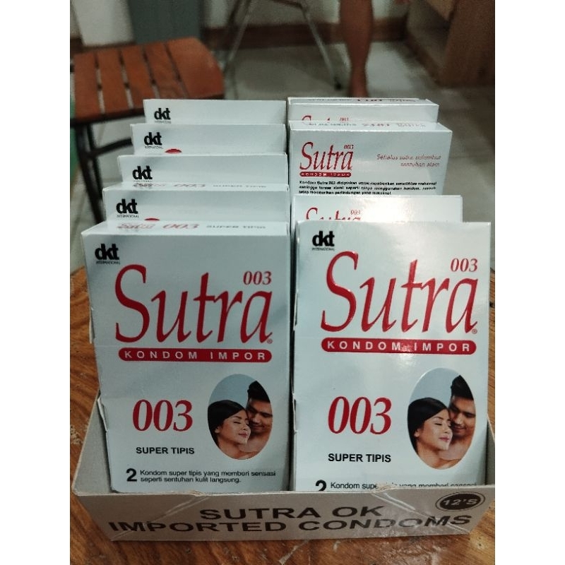 Jual Kondom Sutra 003 - 1 box isi 3s - Privasi AMAN | Shopee Indonesia