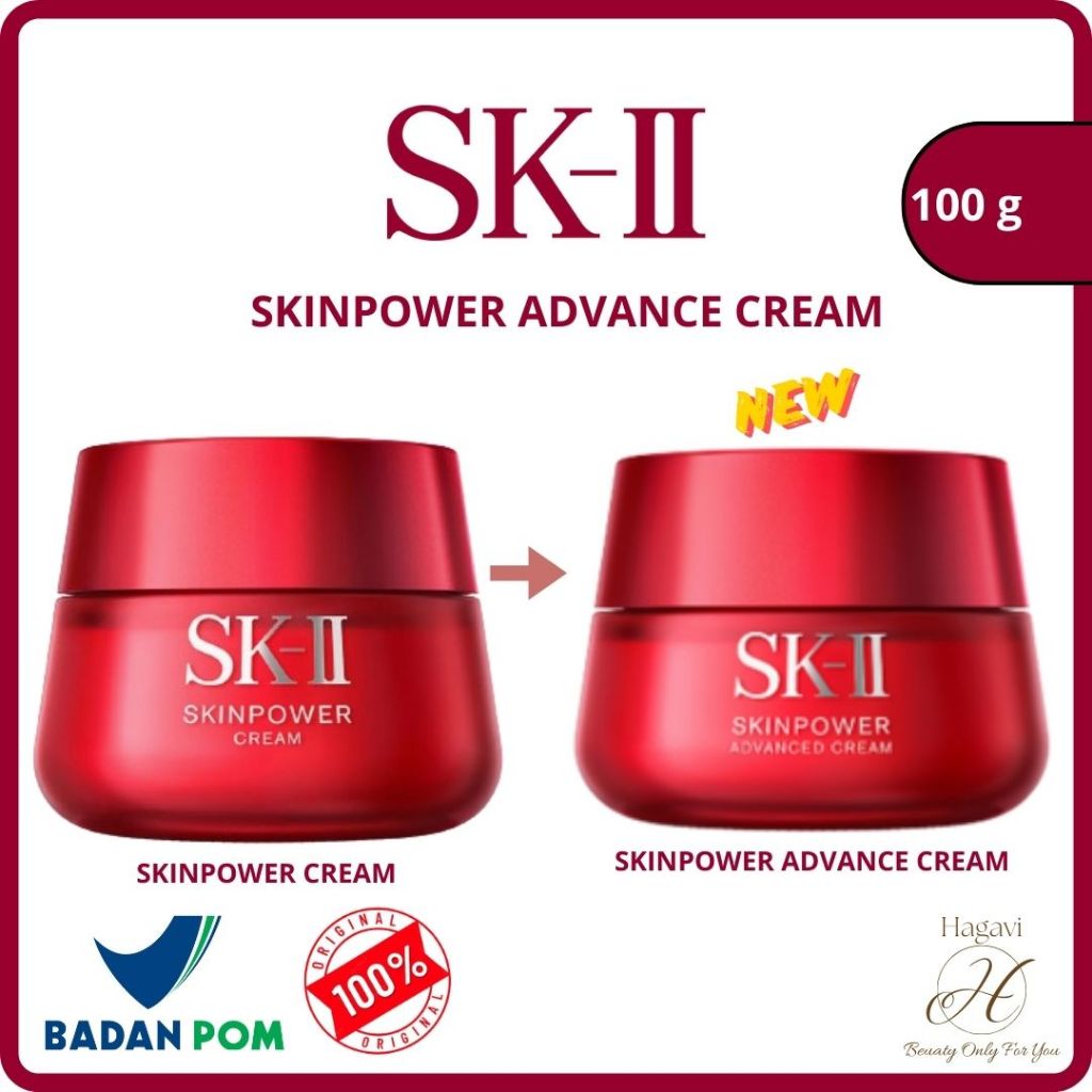 Jual SKII SK-II SK2 SK II Skinpower Advance Cream 100gr (100% ORI ...