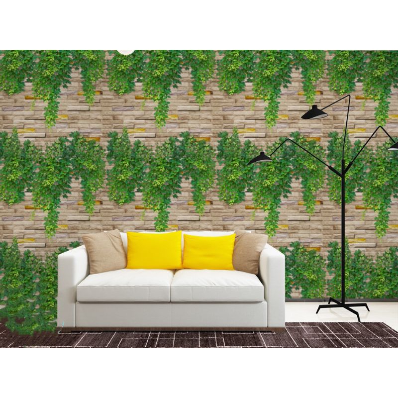 Jual Wallpaper Dinding Batu Alam Daun Rambat Wallpaper Sticker Dekorasi ...
