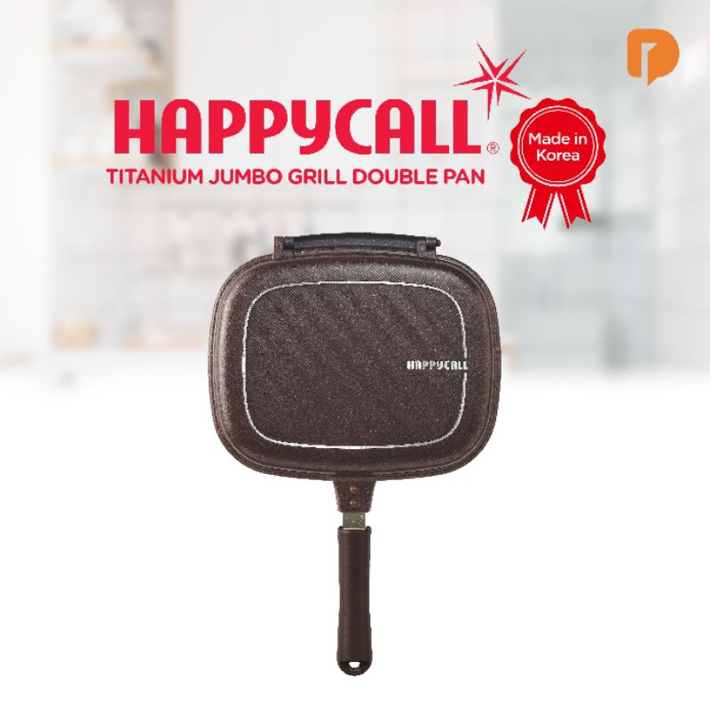 Jual Happycall Titanium Grill Double Pan | Shopee Indonesia