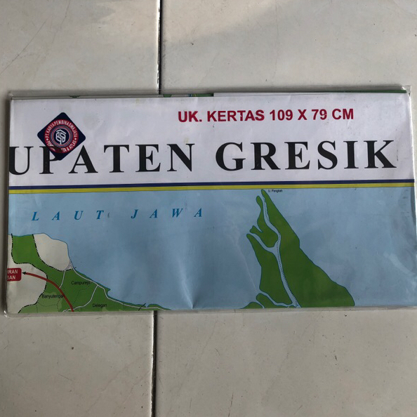 Jual PETA KABUPATEN GRESIK UKURAN 109×79cm | Shopee Indonesia
