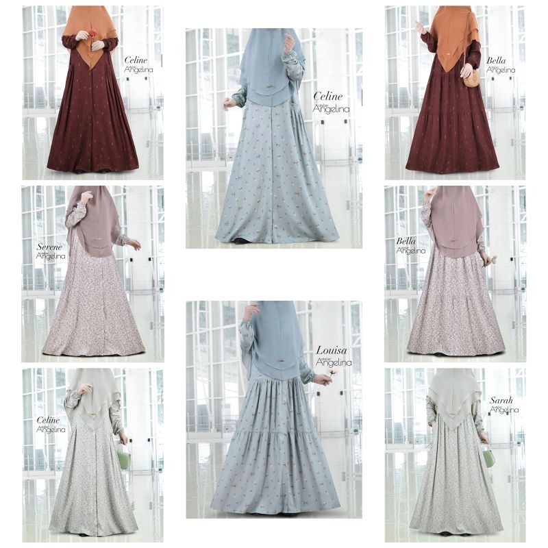 Jual BELLA SERENE LINES FLO OATMEAL CELINE SARAH LINES FLO VINTAGE ...