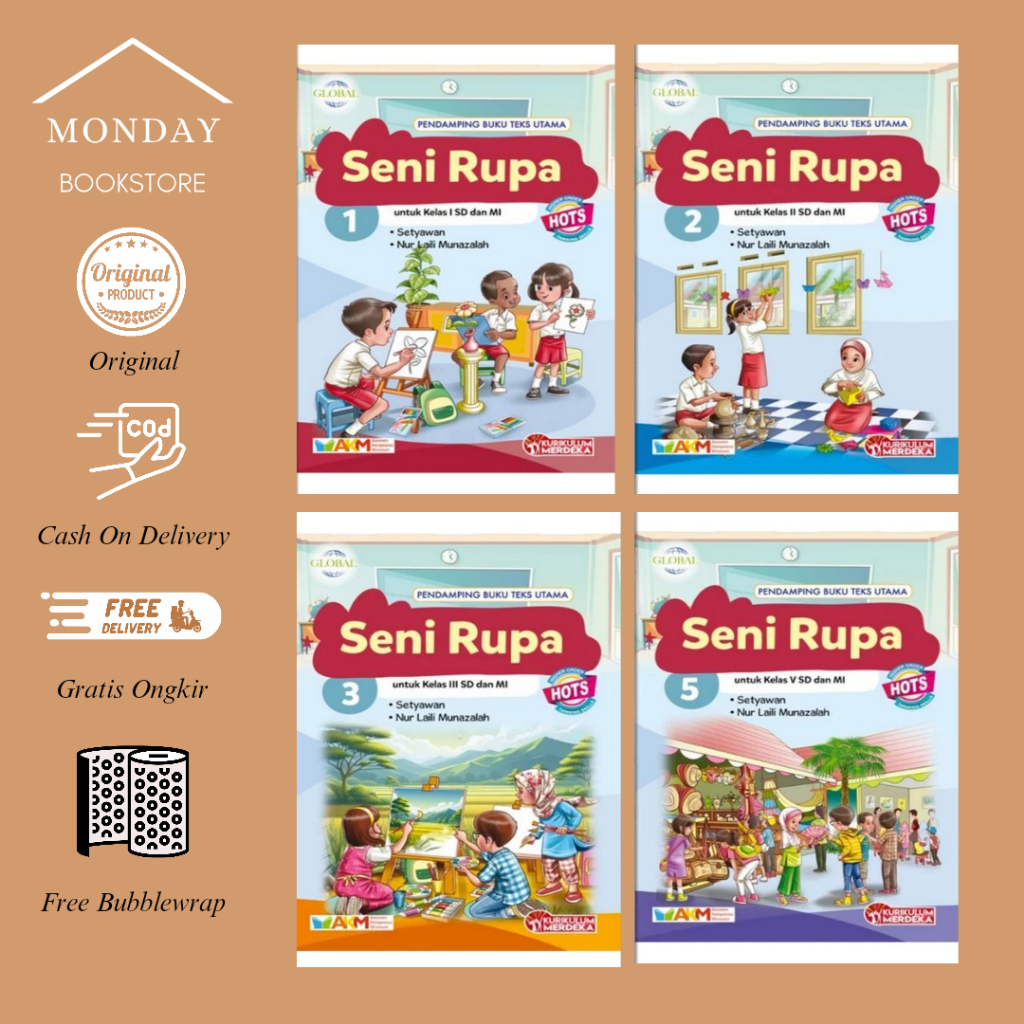 Jual TS GLOBAL SD - SENI RUPA KELAS 1,2,3,4,5 & 6 SD/MI KURIKULUM MERDEKA | Shopee Indonesia