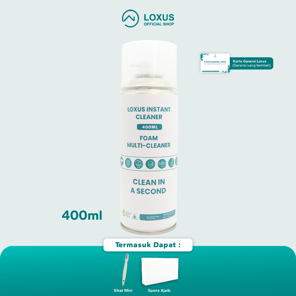 Jual Loxus Instant Cleaner Pembersih Tas Sepatu Dinding Dan Interior ...