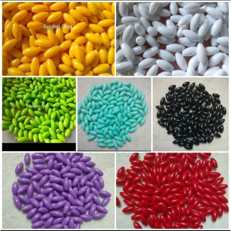 Jual Manik Padi Susu Polos 8 mm| Mote Padi Susu Polos 8 mm | Shopee ...