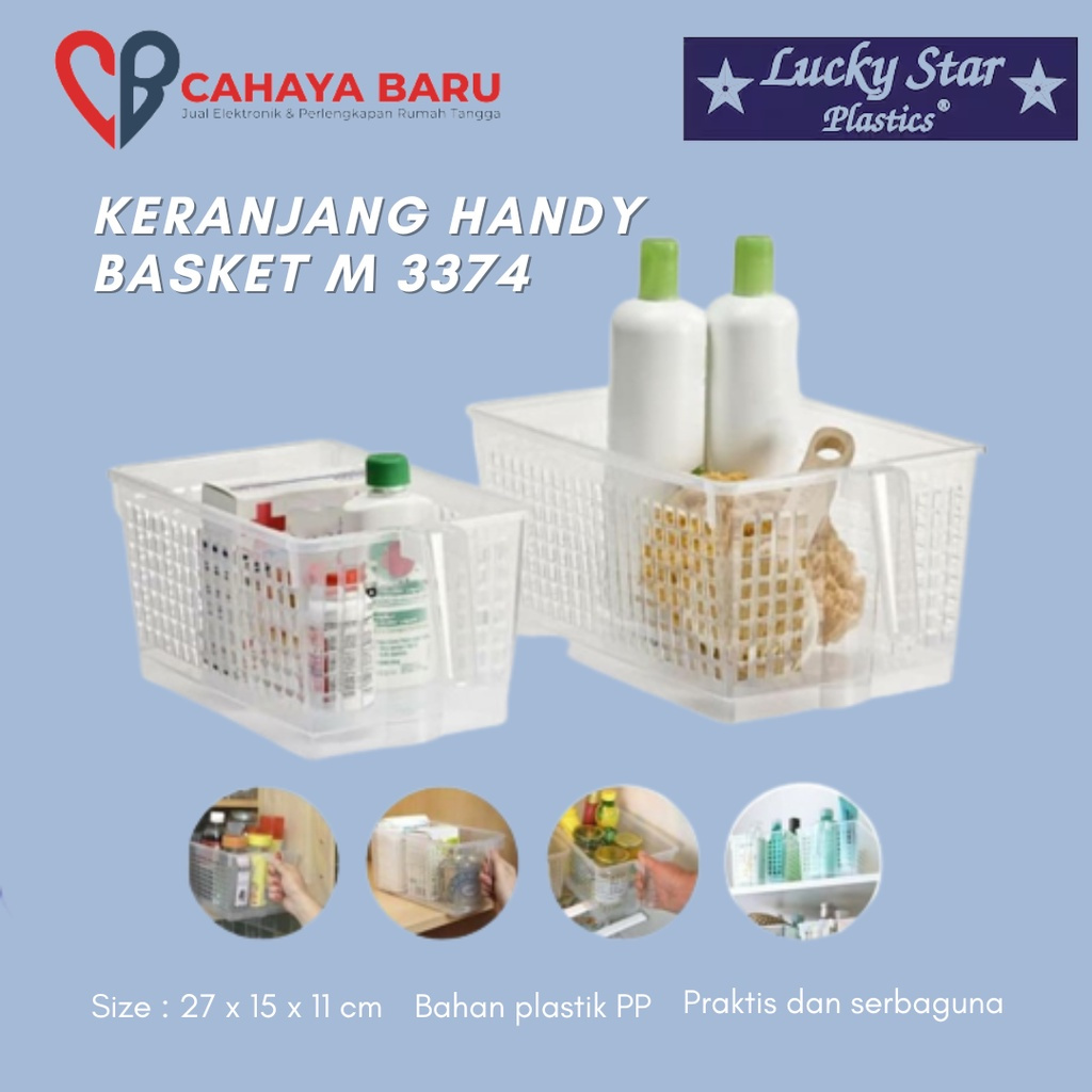 Jual LUCKY STAR KERANJANG HANDY BASKET M 3374 | Shopee Indonesia