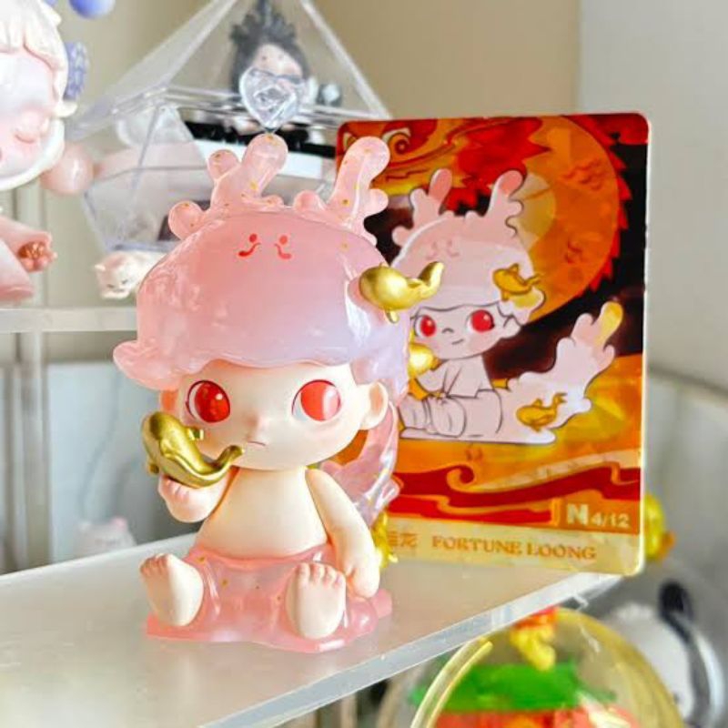 Jual POP MART Loong Presents the Treasure Series Blind Box Figure DIMOO ...