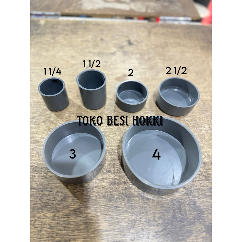 Jual Dop Pvc Grest / Dop Cap / Tutup Pipa Pvc Grest ( 3 • 4 ) | Shopee Indonesia