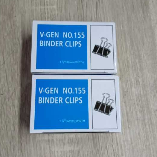 Jual Binder Clip Penjepit Kertas VGen no 155 | Shopee Indonesia