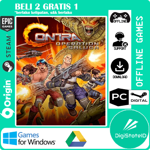Jual PC Games Contra Operation Galuga | Shopee Indonesia