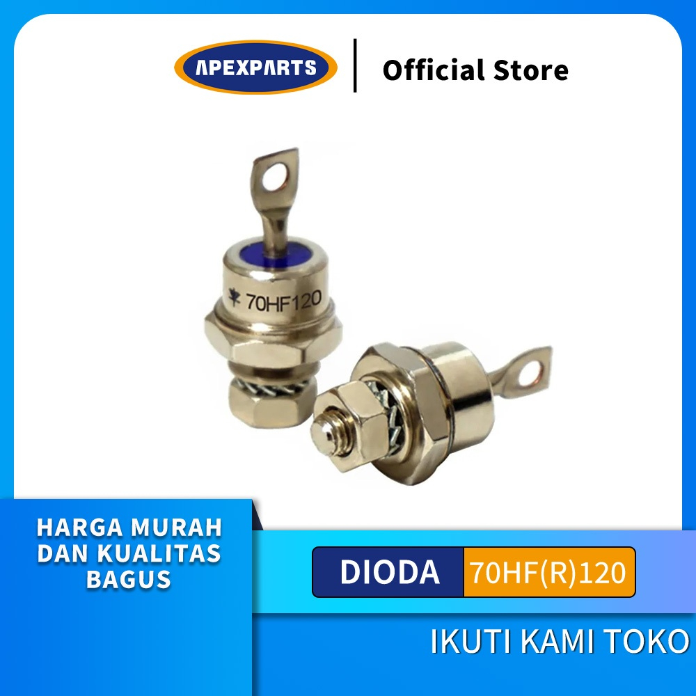 Jual 70HFR120 DIODA STUD BAUT 70HFR120 DAN 70HF120 DIODA BAUT 70A 70 ...