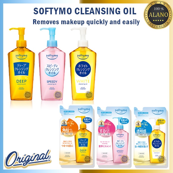 Jual Softymo Deep, Speedy, White Cleansing Oil Original | Shopee Indonesia