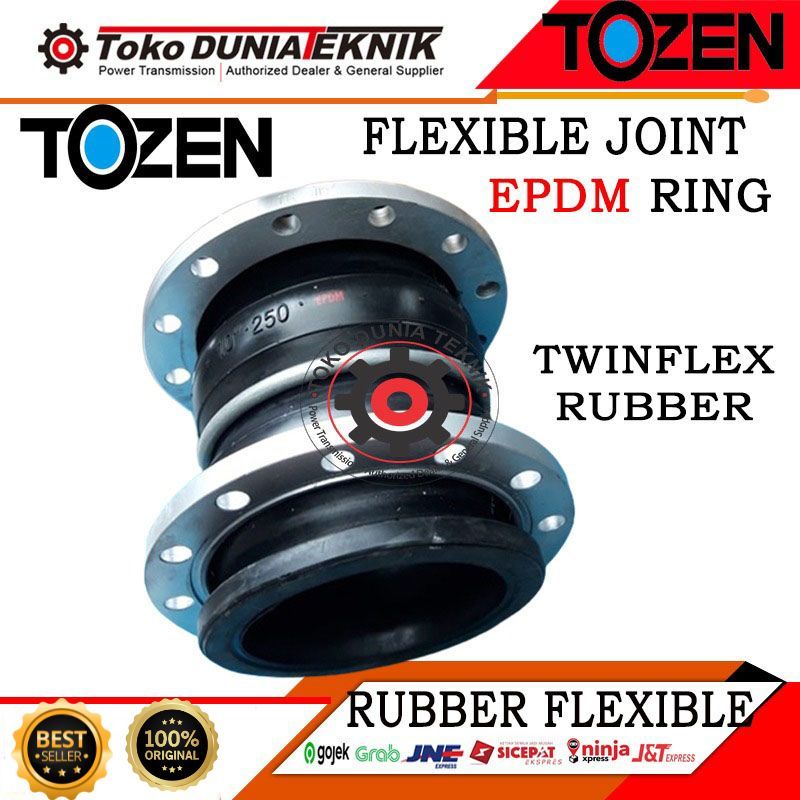 Jual TOZEN RUBBER FLEXIBLE JOINT / JIS 10K / TWINFLEX 10" | Shopee Indonesia