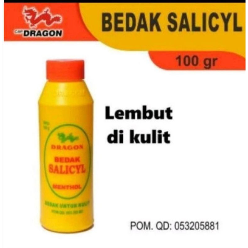 Jual Bedak Salicyl Menthol Dragon 100gr | Shopee Indonesia
