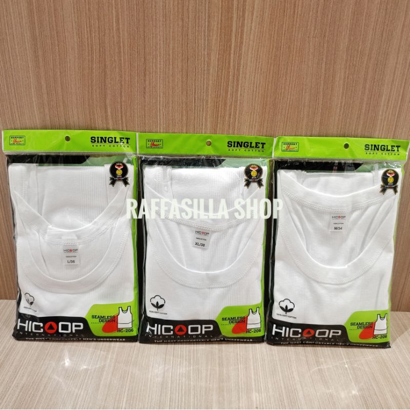 Jual Hicoop Kaos Dalam Pria Dewasa Singlet Adem Nyaman | Shopee Indonesia