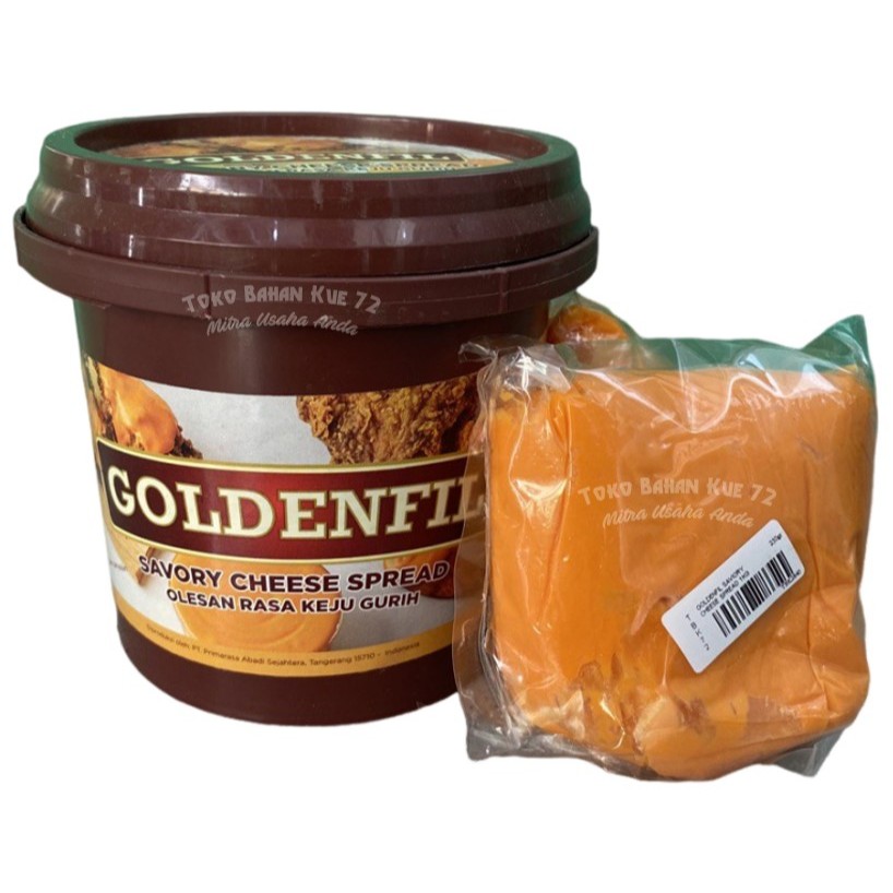 Jual Goldenfil Saviory Cheese Spread 250gr Selai Olesan Rasa Keju Gurih ...