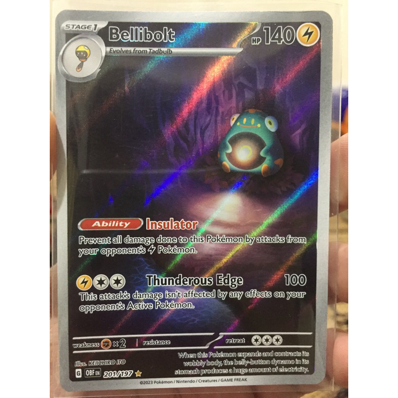 Jual KARTU POKEMON BELLIBOLT AR ENGLISH HOLO | Shopee Indonesia