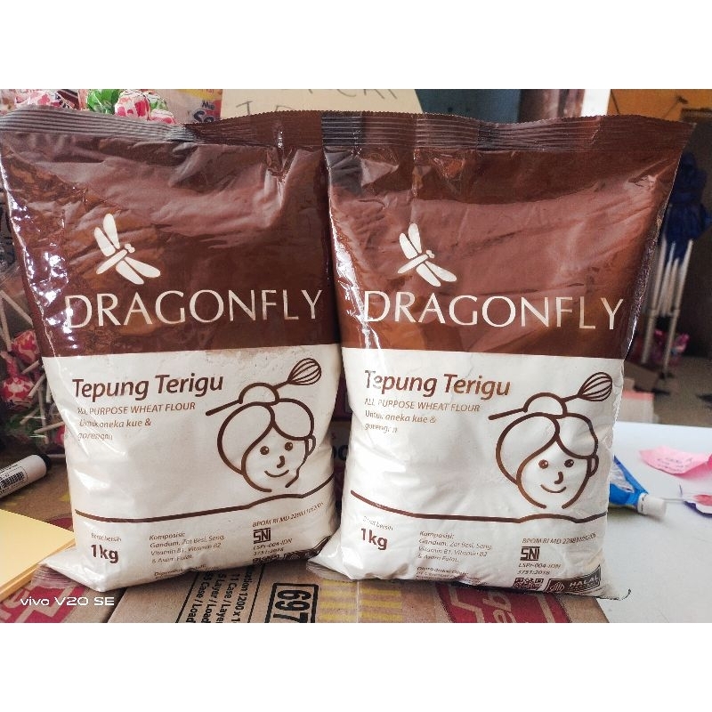 Jual TEPUNG TERIGU DRAGON FLY UNTUK ANEKA KUE DAN GORENGAN 1 KG ...