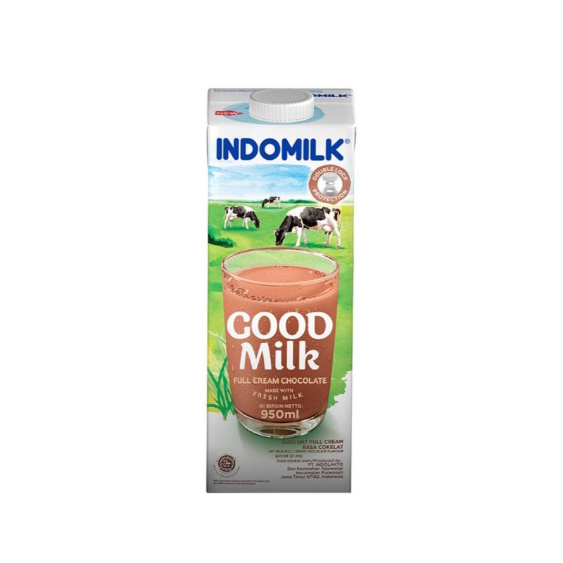 Jual Indomilk Susu UHT 950ml / Cokelat / Full Cream | Shopee Indonesia