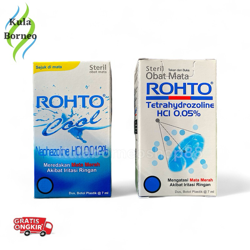 Jual Rohto, Rohto Cool Tetes Mata 7 ml - Mengatasi Mata Merah Akibat ...