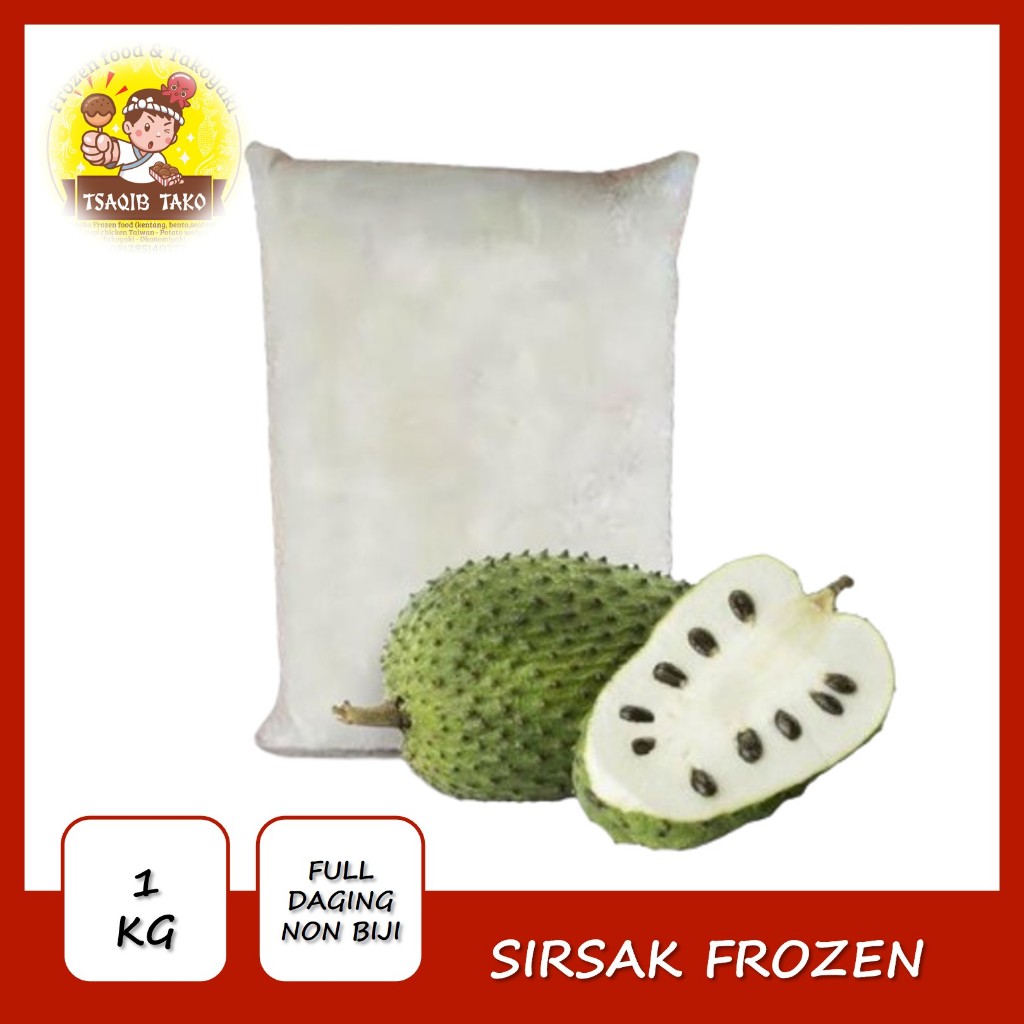 Jual PROMO daging sirsak frozen 1 kg Soursop Frozen | Shopee Indonesia