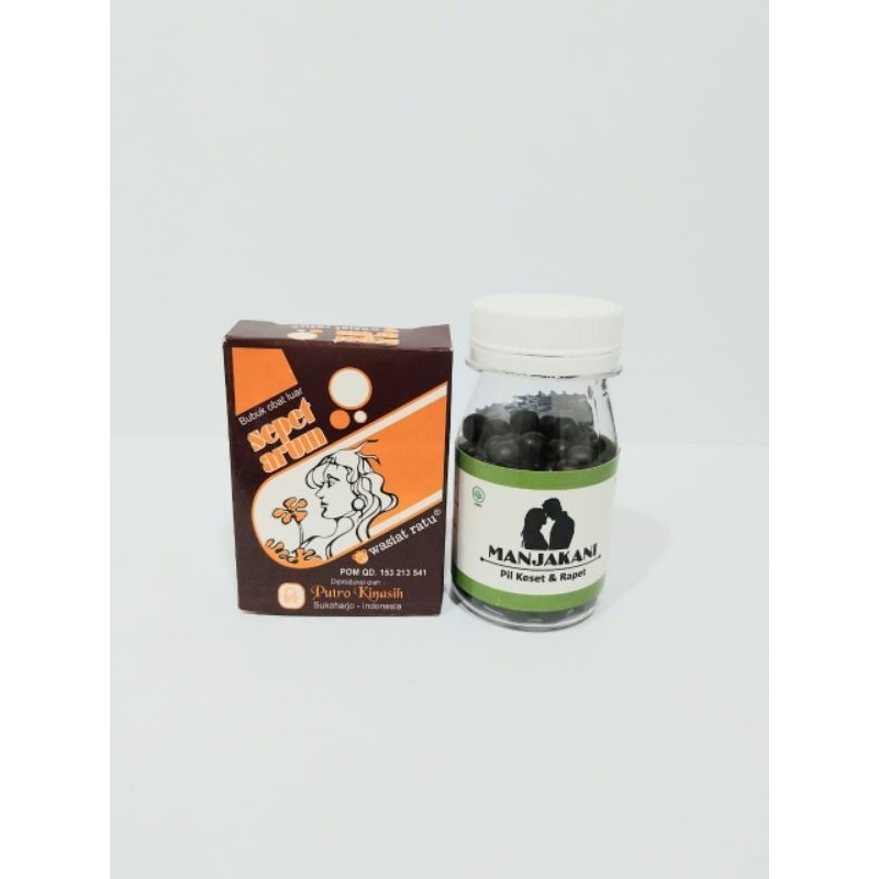 Jual paket komplit pil manjakani isi -+100 + sepet arum 10 sachet ...