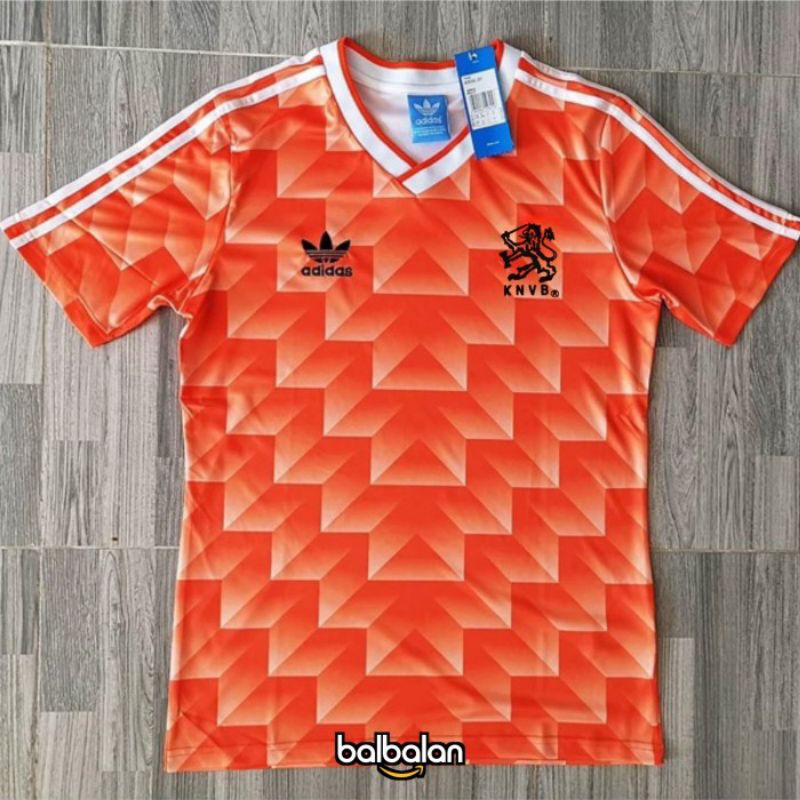 Jual Jersey Retro Belanda Home Euro 1988 | Shopee Indonesia