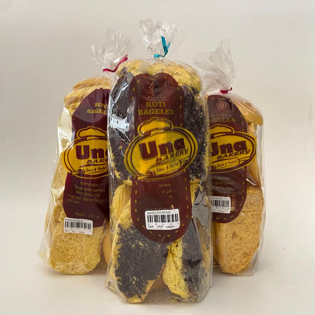 Jual Una Roti Bagelen Roti Kering tekstur Lembut keju meses | Shopee ...