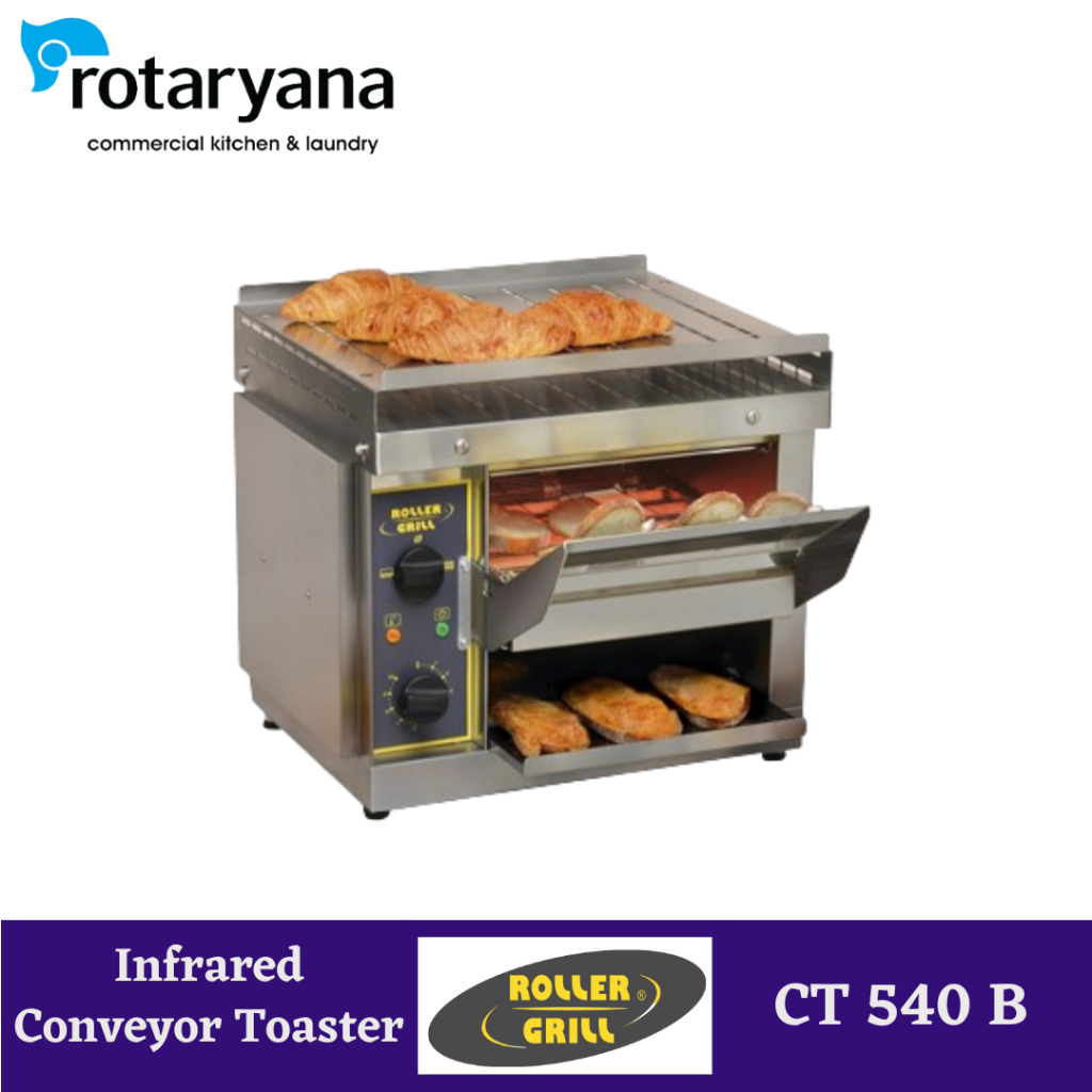 Jual Conveyor Bread Toaster Infrared Roller Grill Model CT 540 B | Shopee Indonesia