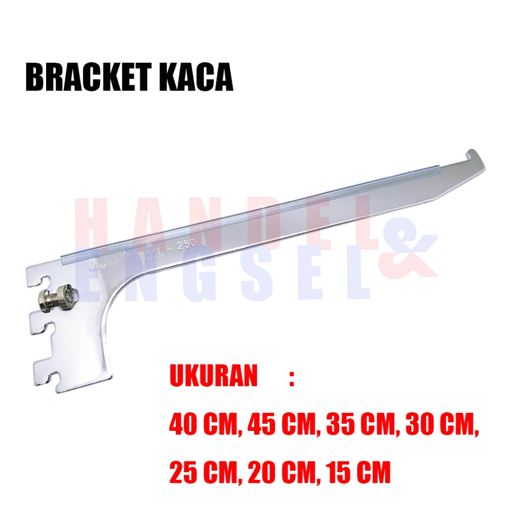 Jual Bracket Kaca Dinding / Braket Ambalan Kaca Dinding / Braket ...