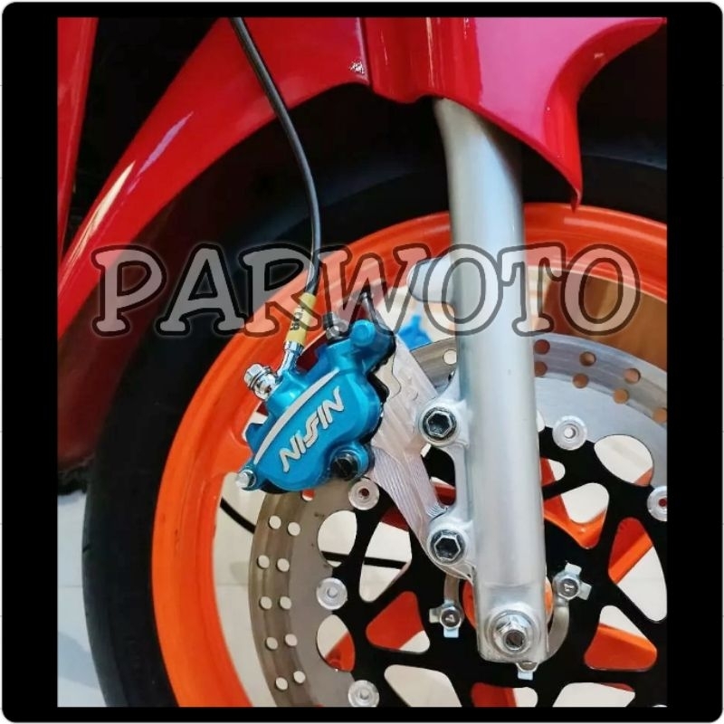 Jual Bracket Breket Pangkon Kaliper Cakram Depan Standar RCB Nissin 2P ...