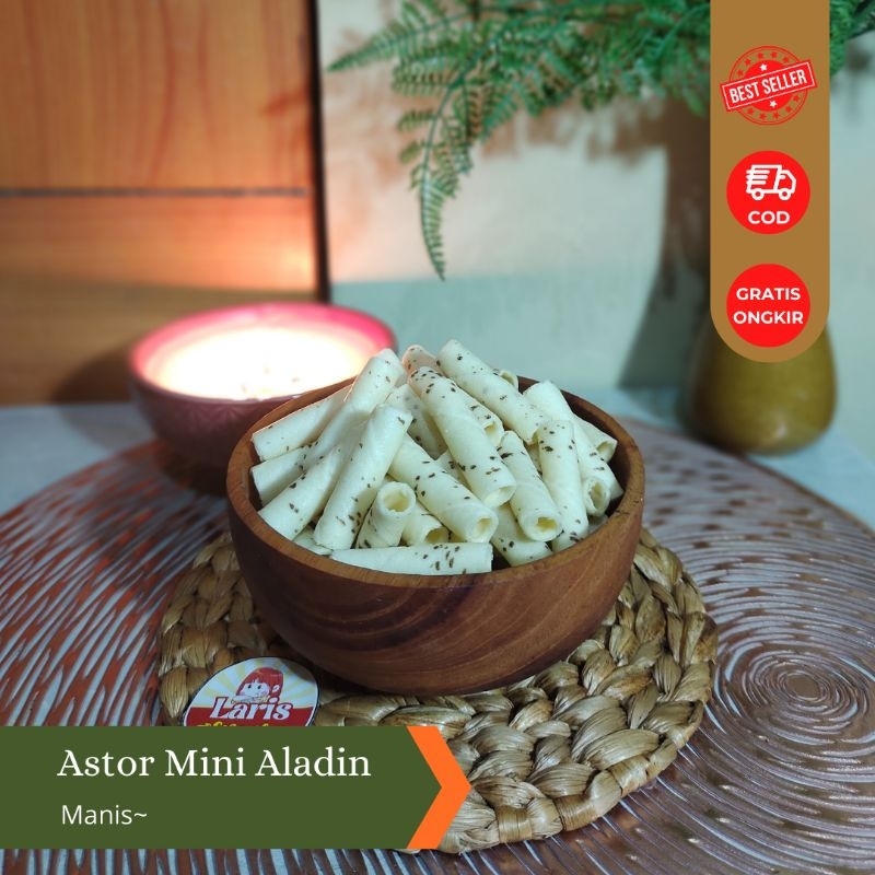 Jual Astor Mini Aladin Vanila | Laris Snack Official | Pengiriman ...