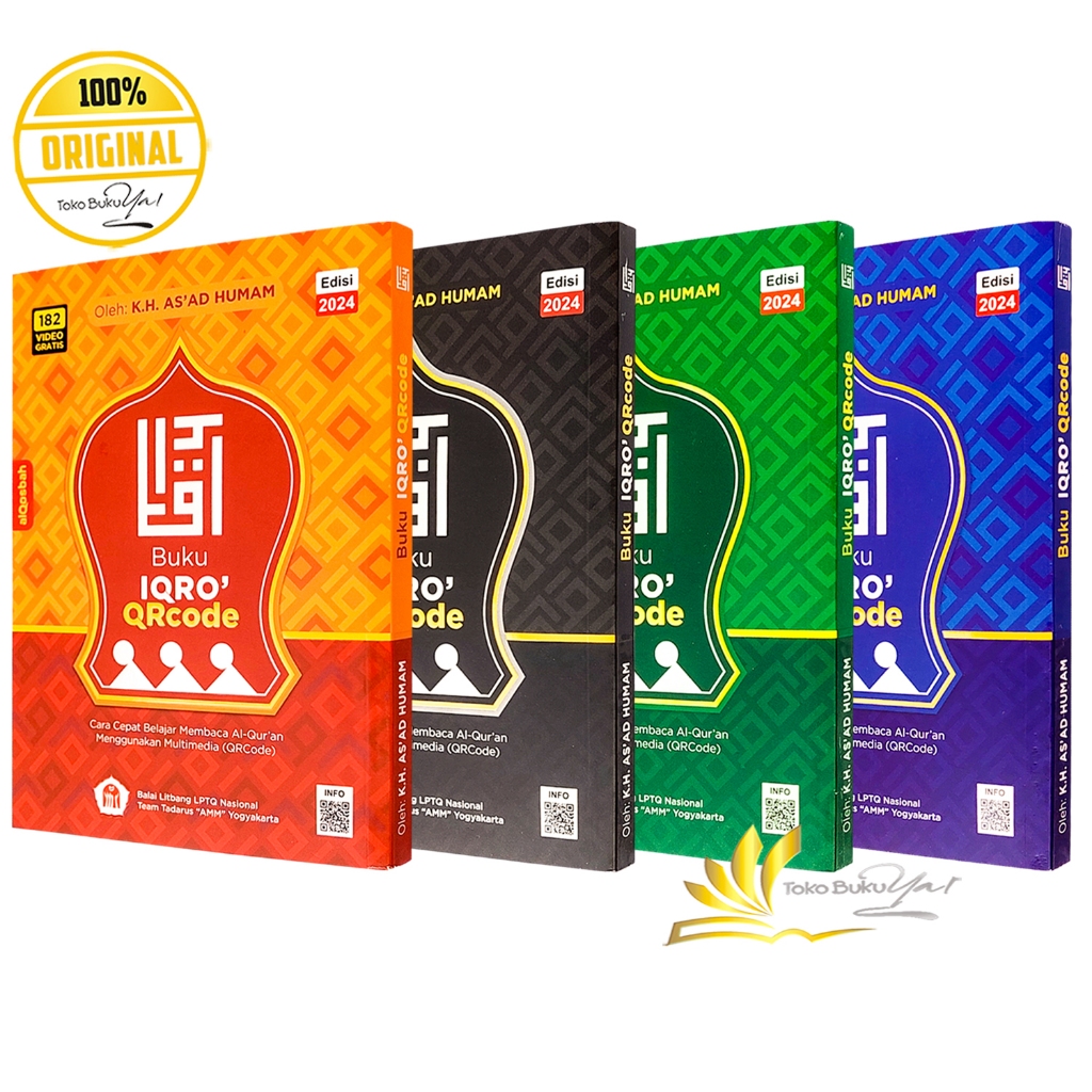 Jual (MURAH) BUKU IQRO QR Code Milenial Edisi 2024 Full Color ...