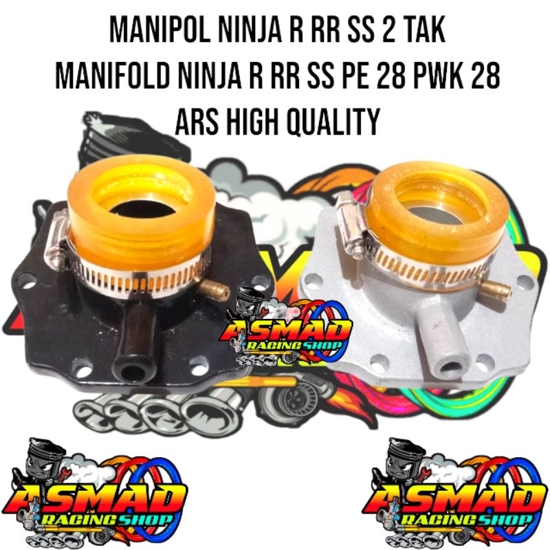 Jual INTAKE MANIPOL MANIFOLD NINJA S RR R KRR 24 26 28 30 32 34 35 38 ARS High Quality | Shopee ...