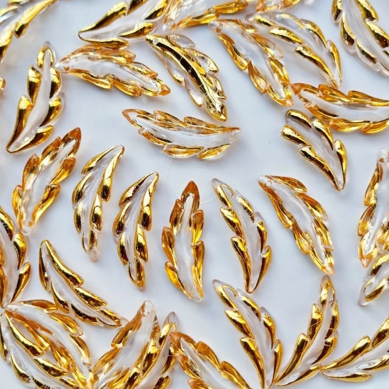 Jual MANIK DAUN GOLD | 20pcs | Shopee Indonesia
