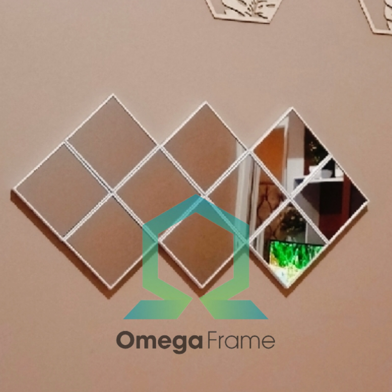 Jual Cermin Dinding Kotak Persegi Kaca Tempel 20x20 | Shopee Indonesia