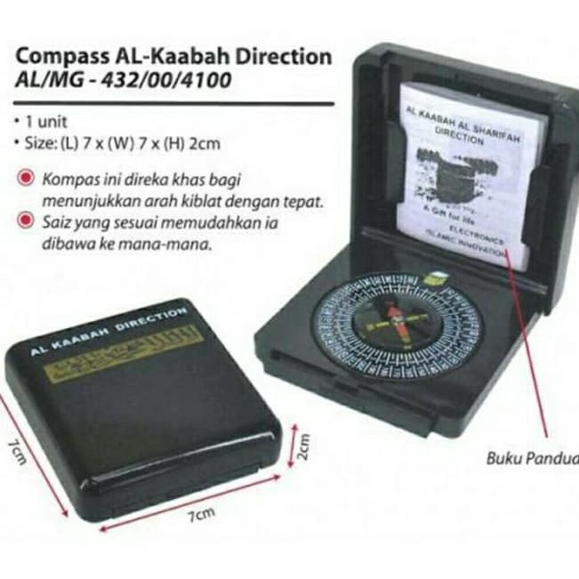 Jual Model Update KOMPAS KIBLAT KOMPAS PENUNJUK ARAH SHALAT PENUNJUK ...